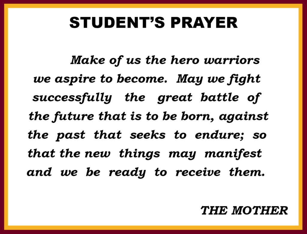 Vision, Aim & Moto – Sri Aurobindo Centenary School