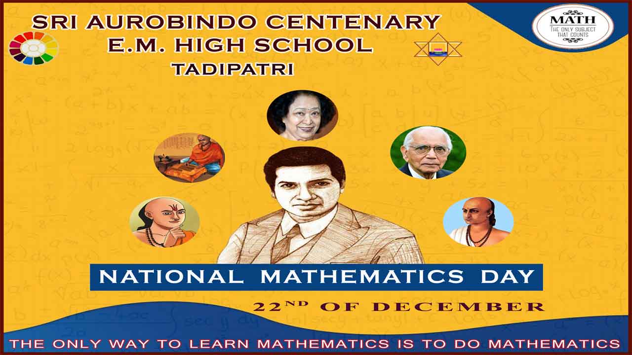 National Mathematics Day – Sri Aurobindo Centenary School